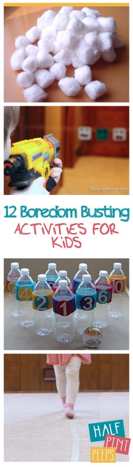 12 Boredom Busting Activities for Kids | Half Pint Peeps